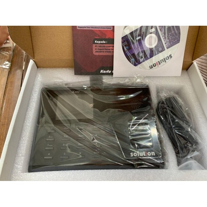 Jual Mesin Absensi SOLUTION X107 X- FINGERPRINT X-107 Garansi Resmi ...