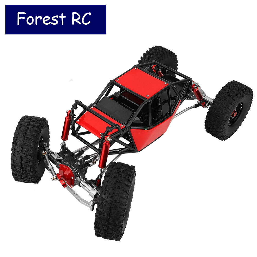 Jual Metal DIY 330mm Wheelbase Rock Buggy Frame Chassis Crawler with ...