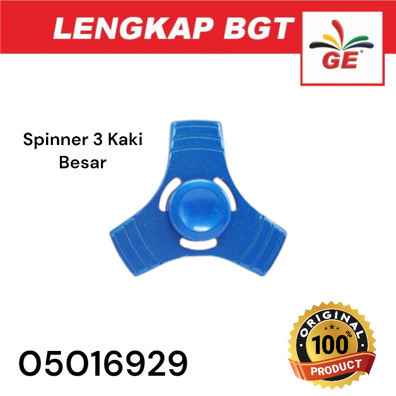 Jual Fidget Spinner Hand Besi Segi 3 Kaki Besar Spiner Mainan ...