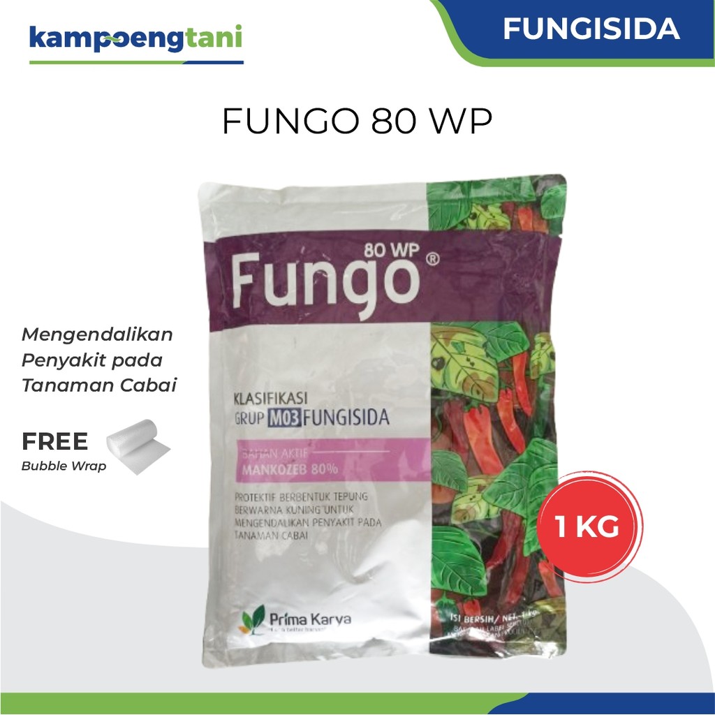 Jual Kampoeng Tani - Fungisida Fungo 80 WP 1 kg Mankozeb Pembasmi ...