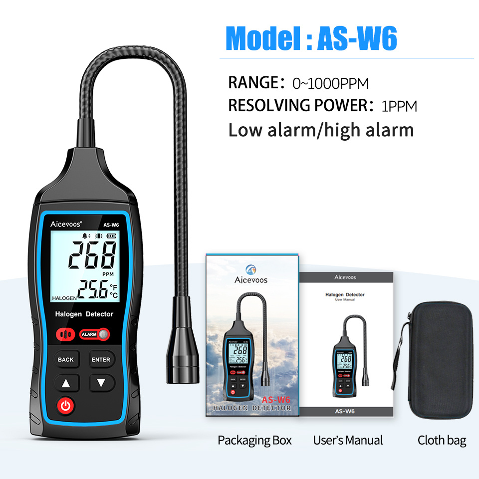 Jual Digital Halogen Gas Detector Freon Gas Tester Air Conditioning ...