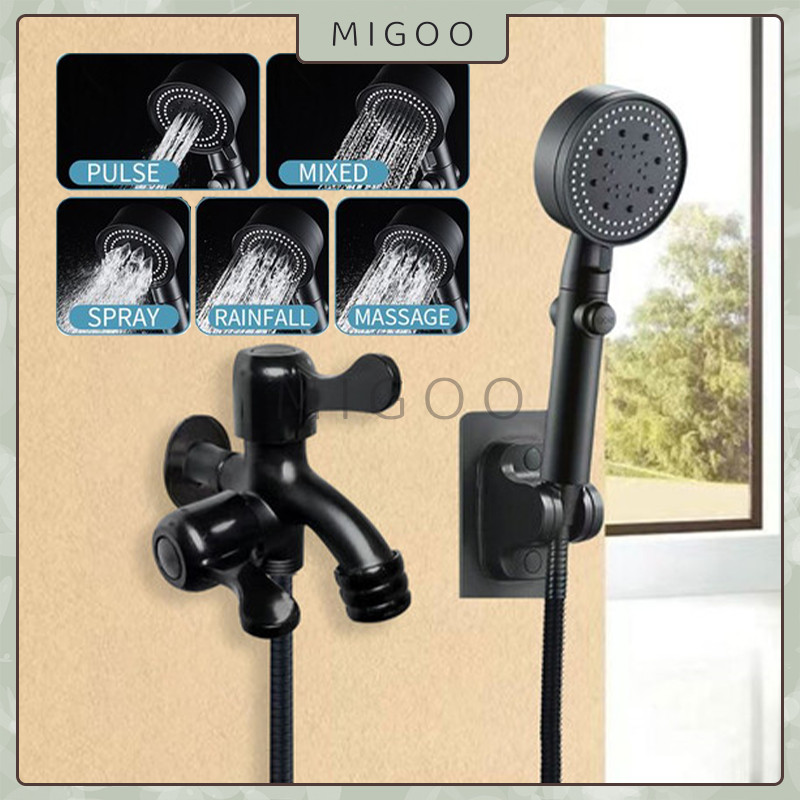 Jual Shower Set 5 Mode Air Head Shower Handheld / Kepala Shower Mandi | Shopee Indonesia