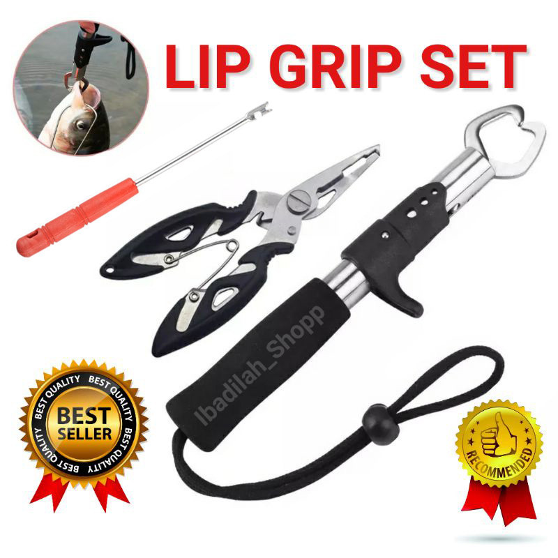 Jual PAKET LIP GRIP FISH & TANG SPLIT / ALAT CAPIT MULUT IKAN | Shopee ...