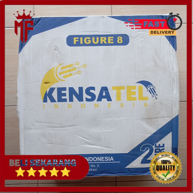 Jual KABEL FIBER OPTIK 2/4/6/12 CORE FIGURE 8 KENSATEL 2000M | Shopee ...