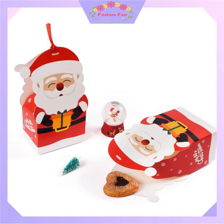 Jual Fashion Fair - 6463 Kotak Coklat Natal / Goodie Bag Unik Tentengan ...