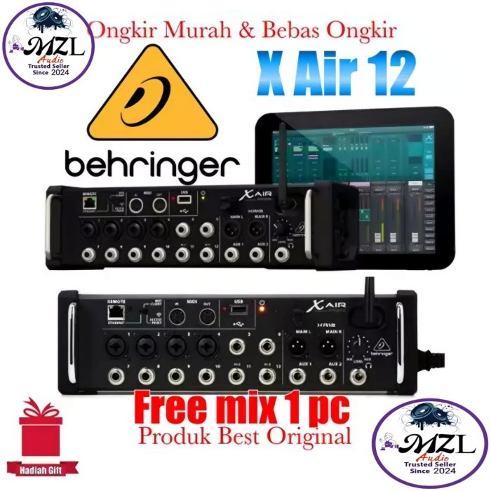 Jual Mixer digital behringer XR12 Original Resmi X Air 12 New Produk mixing | Shopee Indonesia