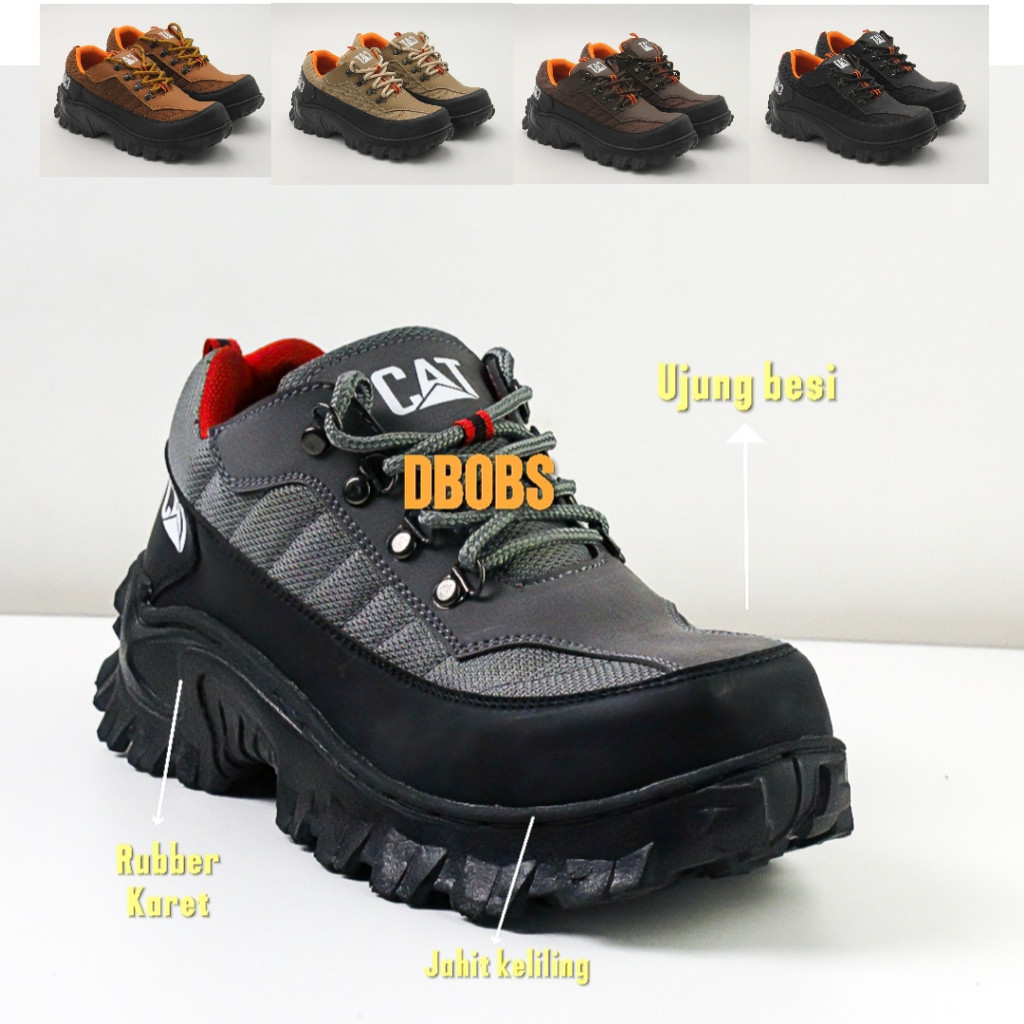 Jual SEPATU SAFETY TOURING HIKING OUTDOOR UJUNG BESI CAT GASIO RINGAN ...