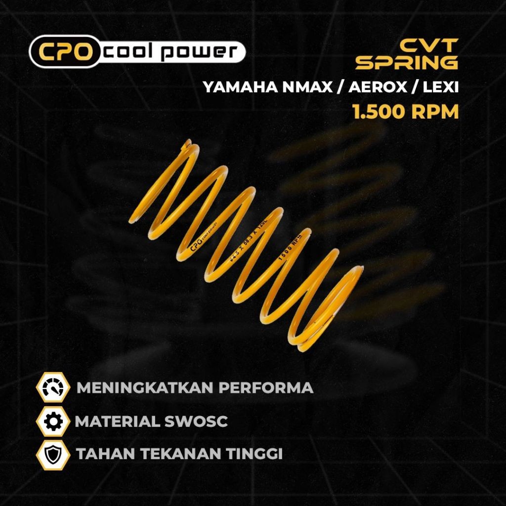 Jual CPO COOL POWER PER CVT 1500 RPM 2000 RPM NMAX 155 LEXI 125 AEROX ...