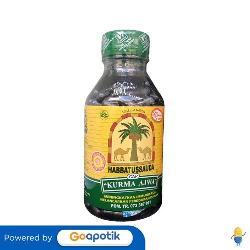 Jual Kurma Ajwa Habbatussauda 600 Mg Botol 210 Kapsul | Shopee Indonesia