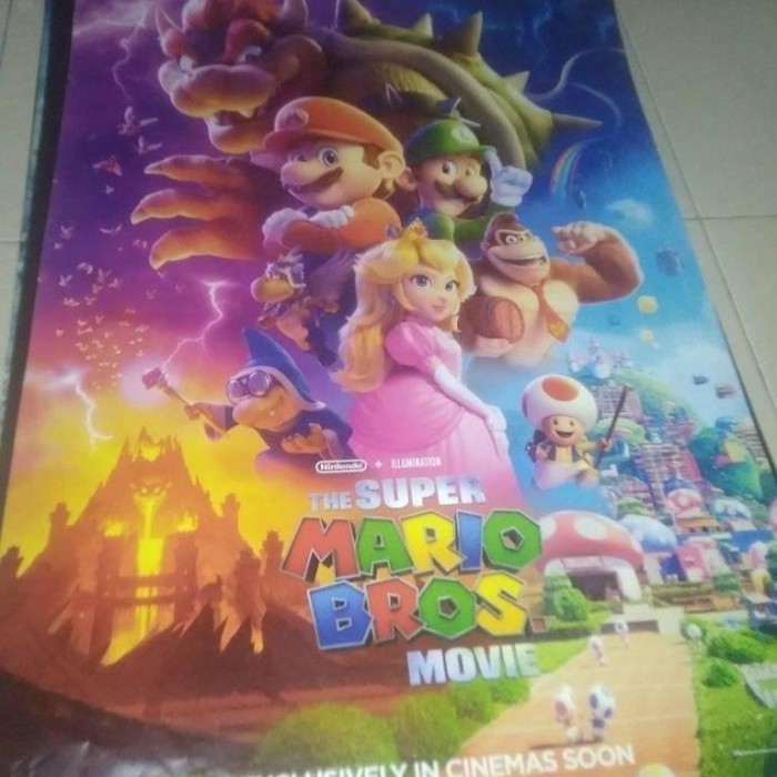 Jual Original Poster Film The Super Mario Bros Official One Sheet ...