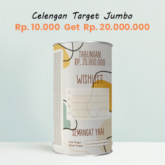 Jual [UKURAN JUMBO] CELENGAN TARGET JUMBO VIRAL BUKA TUTUP PERMANEN ...
