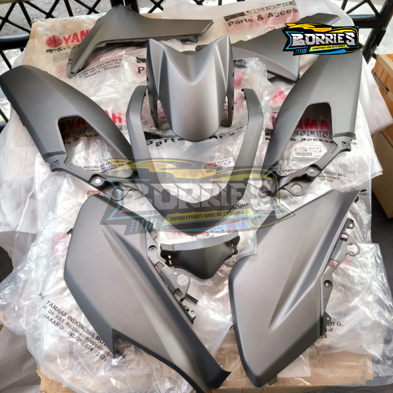 Jual FULL SET BODY HALUS NMAX N MAX 2DP-P4 OLD GRAY SILVER DOFF 2017 ...