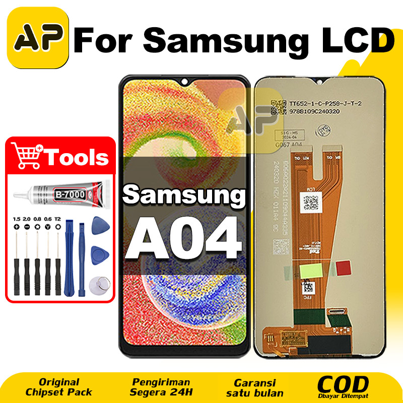 Jual Original LCD FOR Samsung A04 TouchscreenFullset Asli Ori ...