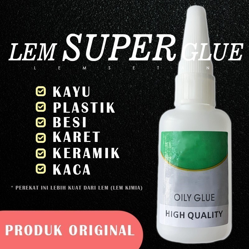 Jual Oily glue Lem Super Glue Super Perekat Kuat Lem Korea lem ...
