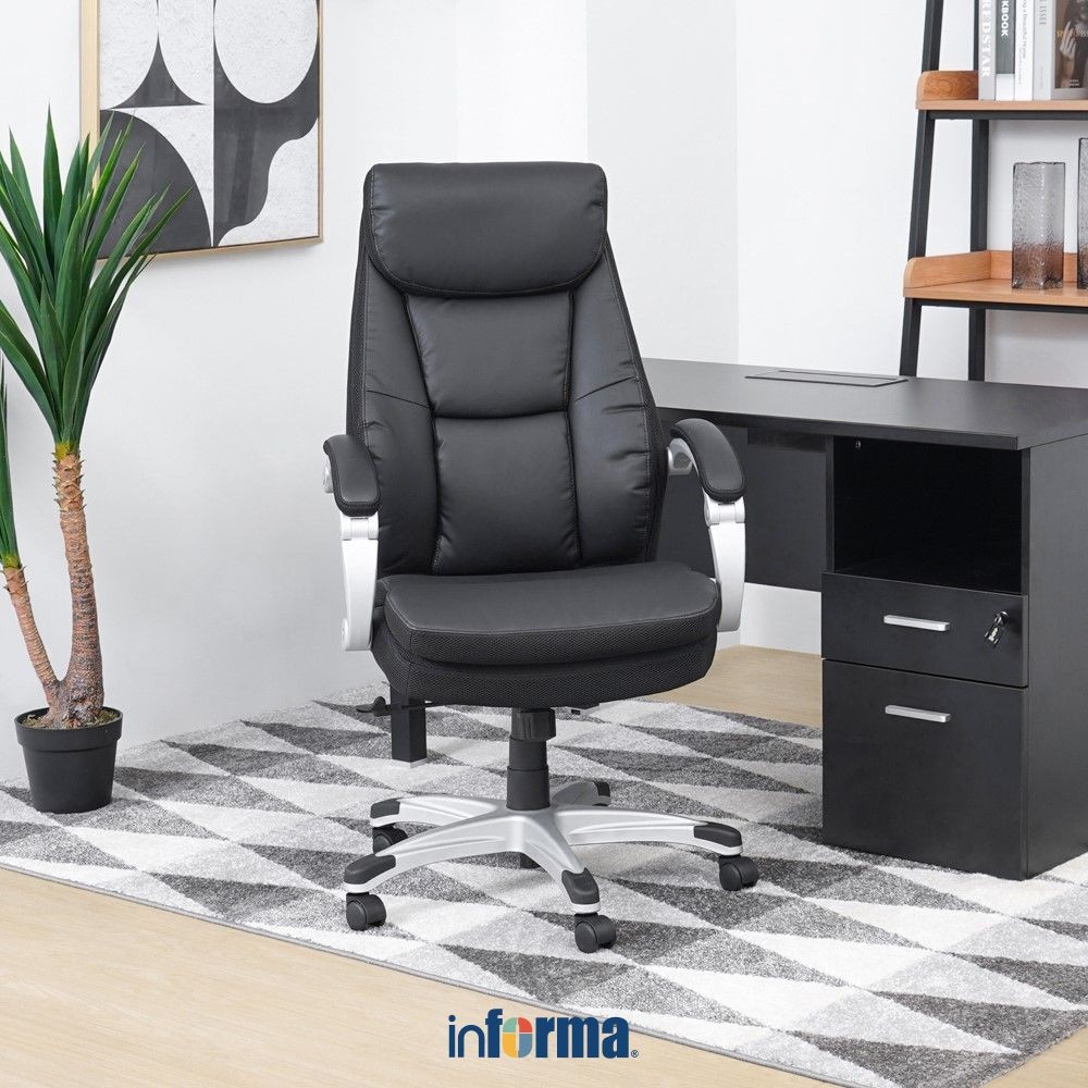 Jual Informa Urban Kursi Kantor Sandaran Tinggi - Hitam Tempat Duduk ...