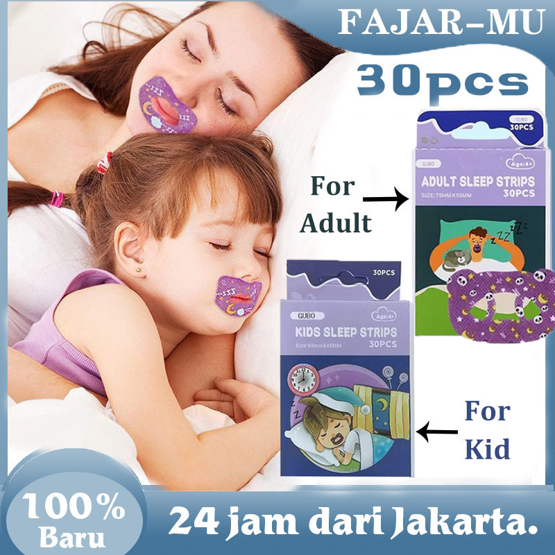 Jual 30 Pcs Plester Penutup Mulut Anti Dengkur/Mouth Tape Anti Ngorok ...