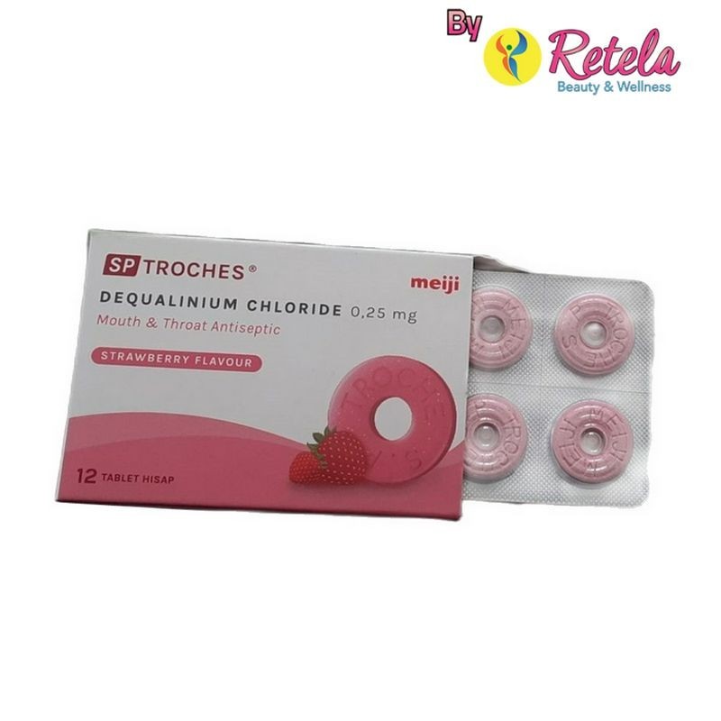 Jual SP TROCHES STRAWBERRY 1 BOX 12 TABLET | Shopee Indonesia