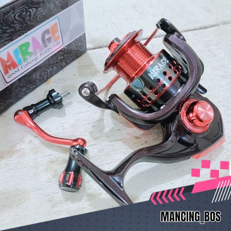 Jual REEL PANCING POWER HANDLE MIRAGE DEMONS 12 + 1 BB MAX DRAG 21KG ...