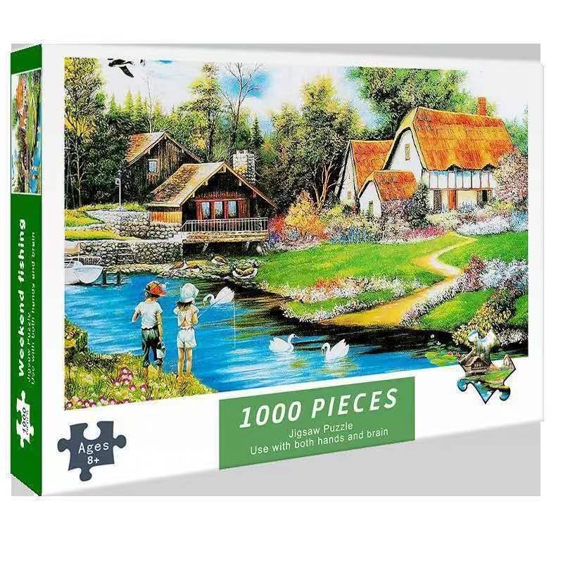 Jual Ready 1000 piece Puzzles for Adults Kids Jigsaw Creative DIY ...