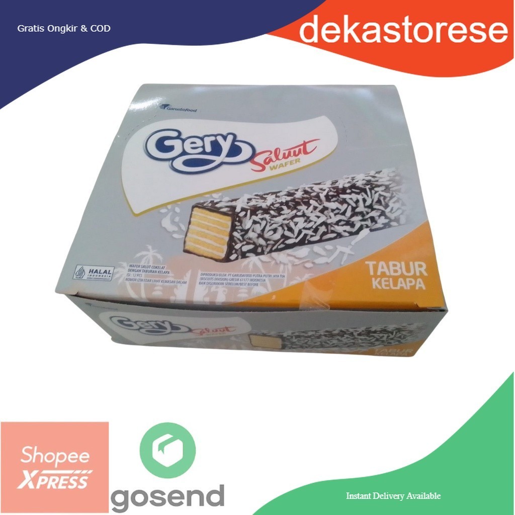 Jual GARUDA FOOD GERY SALUUT WAFER BOX isi 12 | Shopee Indonesia