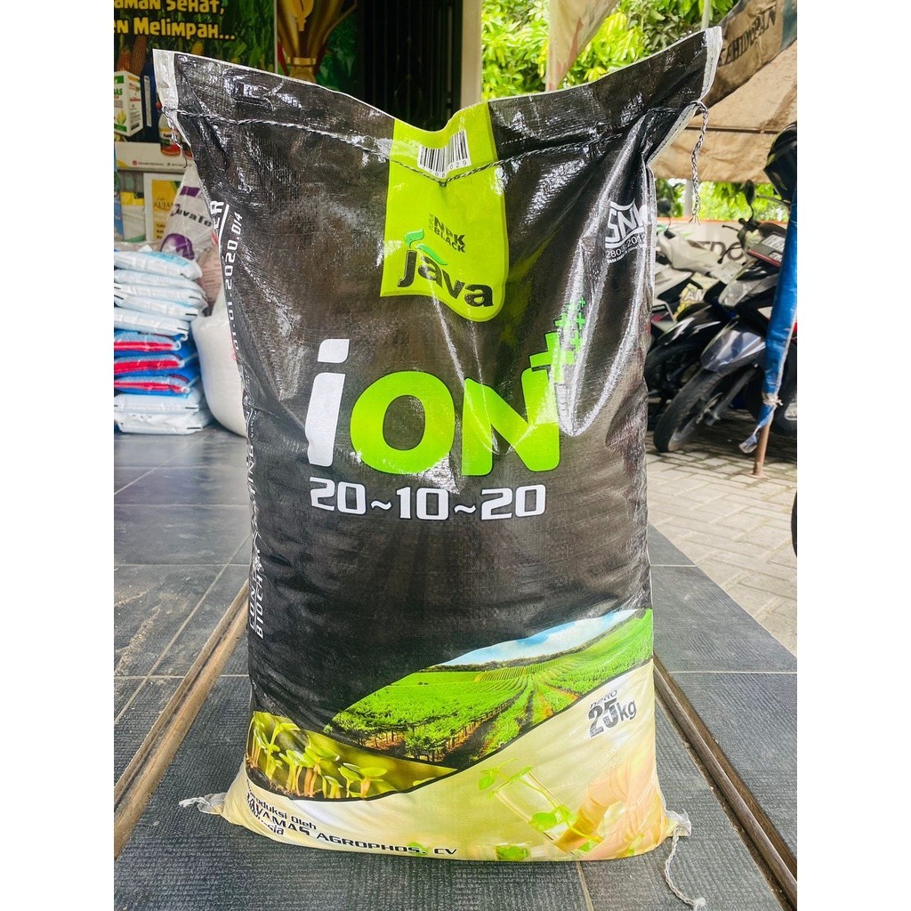 Jual NPK BLACK ION 20-10-20 Pupuk Biochar kemasan 25kg merk JAVAMAS AGROPHOS MK | Shopee Indonesia