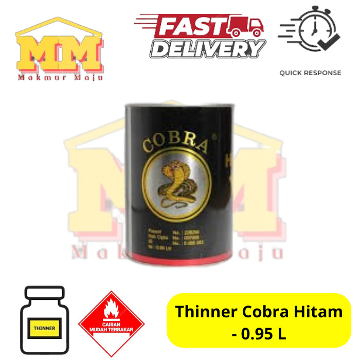 Jual Thinner Cobra Hitam HG 0.95 Liter | Shopee Indonesia
