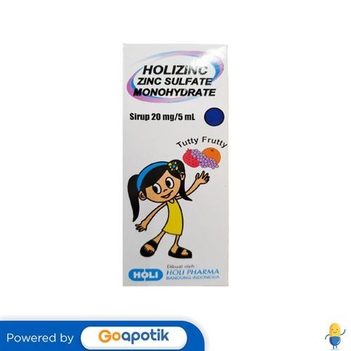 Jual Holizinc 20 Mg/ 5 Ml Syrup 60 Ml | Shopee Indonesia