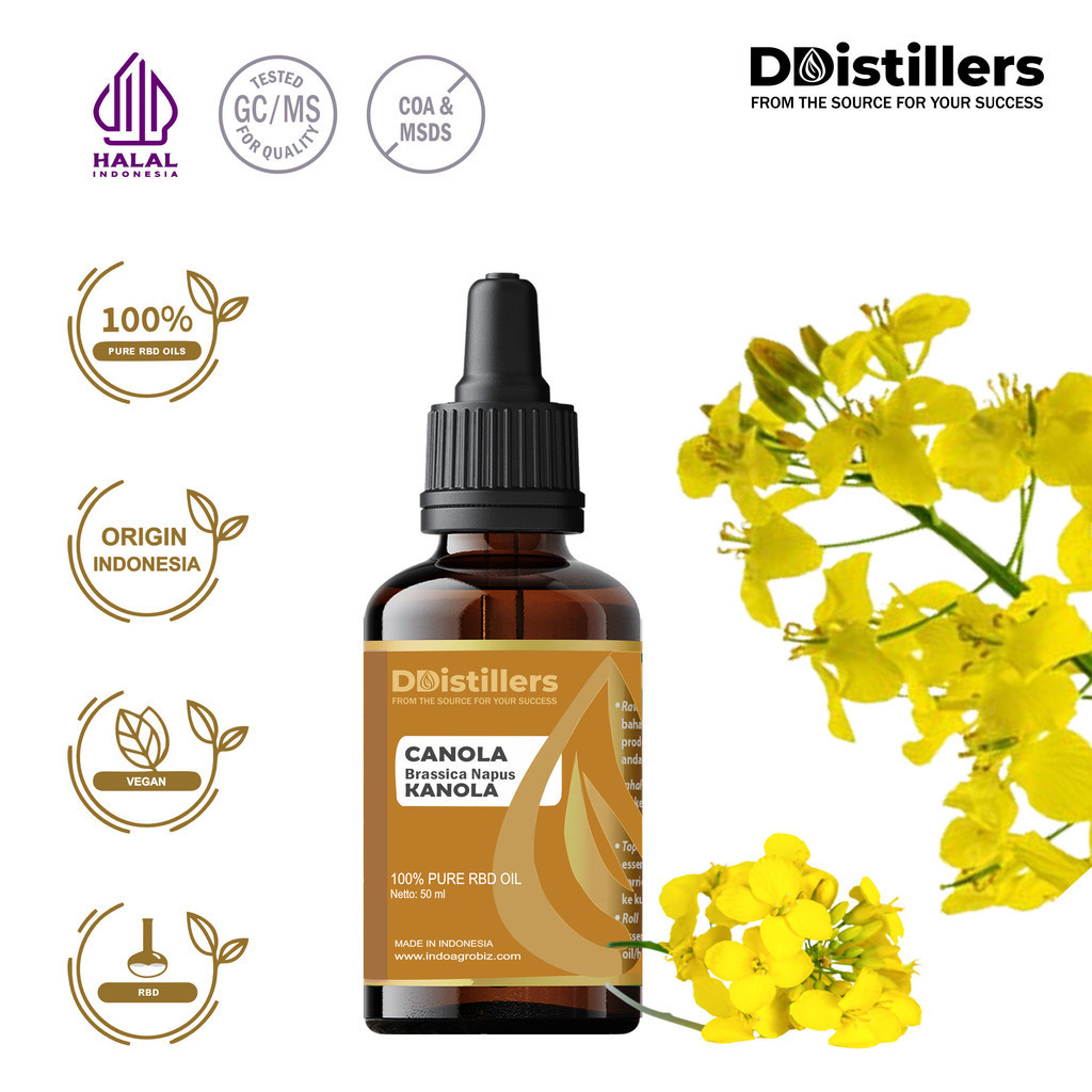 Jual Minyak Canola / Canola RBD Oil Asli 100%, Vol 50-100ML GS | Shopee ...