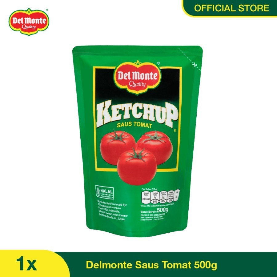 Jual DEL MONTE TOMATO POUCH 500 GR | Shopee Indonesia