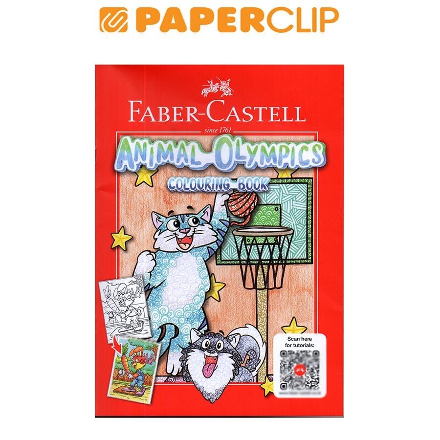 Jual BUKU MEWARNAI FABER CASTELL 104021 : ANIMAL OLYMPICS | Shopee ...