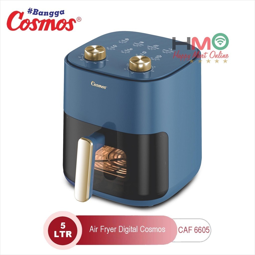 Jual Cosmos Air Fryer Digital 5 Liter CAF 6605 Fitur 8 In 1 CAF-6605 ...