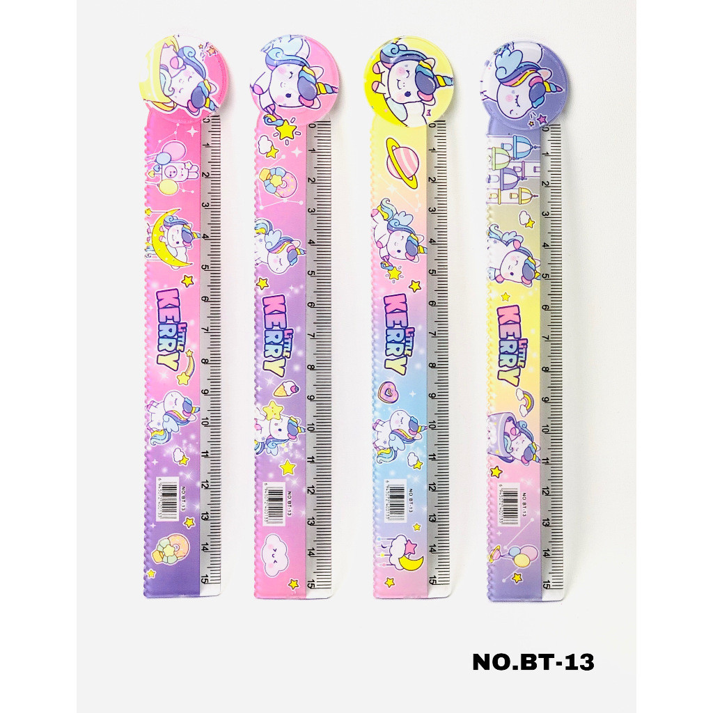 Jual Penggaris Impor 15 cm BT13 UNICORN Mistar Bahan Plastik Ruler ...