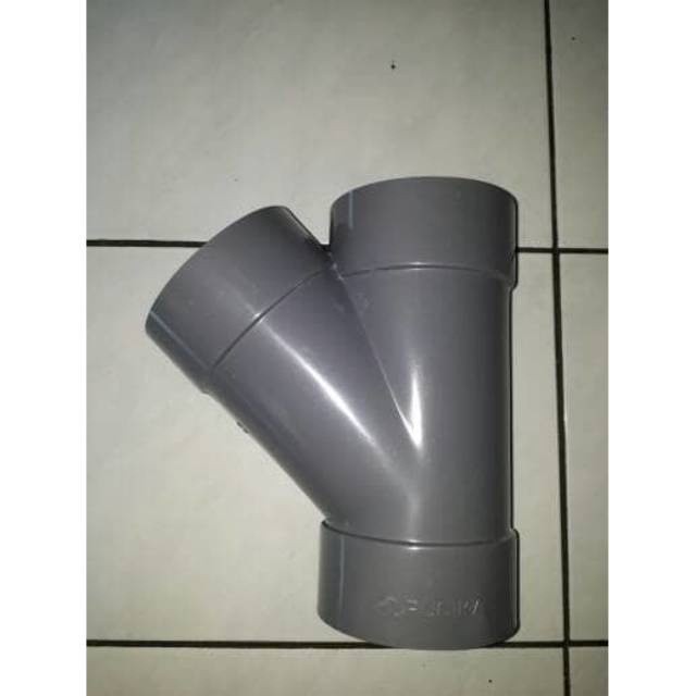 Jual Y branch 4 inch D Rucika atau Ty atau Tee way Tee y 45 derajat 4 x 4 inch RUCIKA | Shopee ...