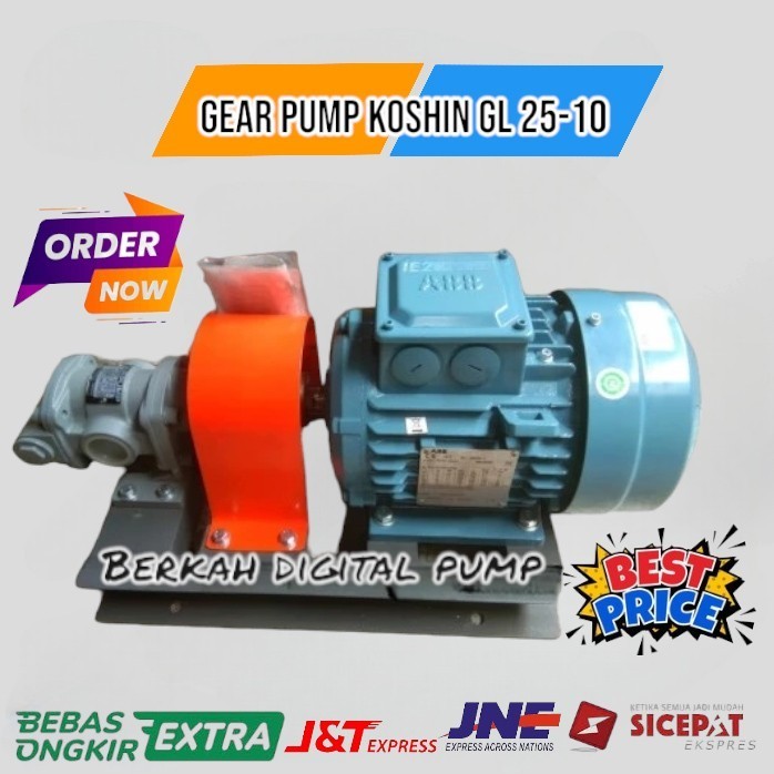 Jual Gear Pump Koshin GL 25-10 1Phase Made In Japan Pompa Oli Gear Pump | Shopee Indonesia