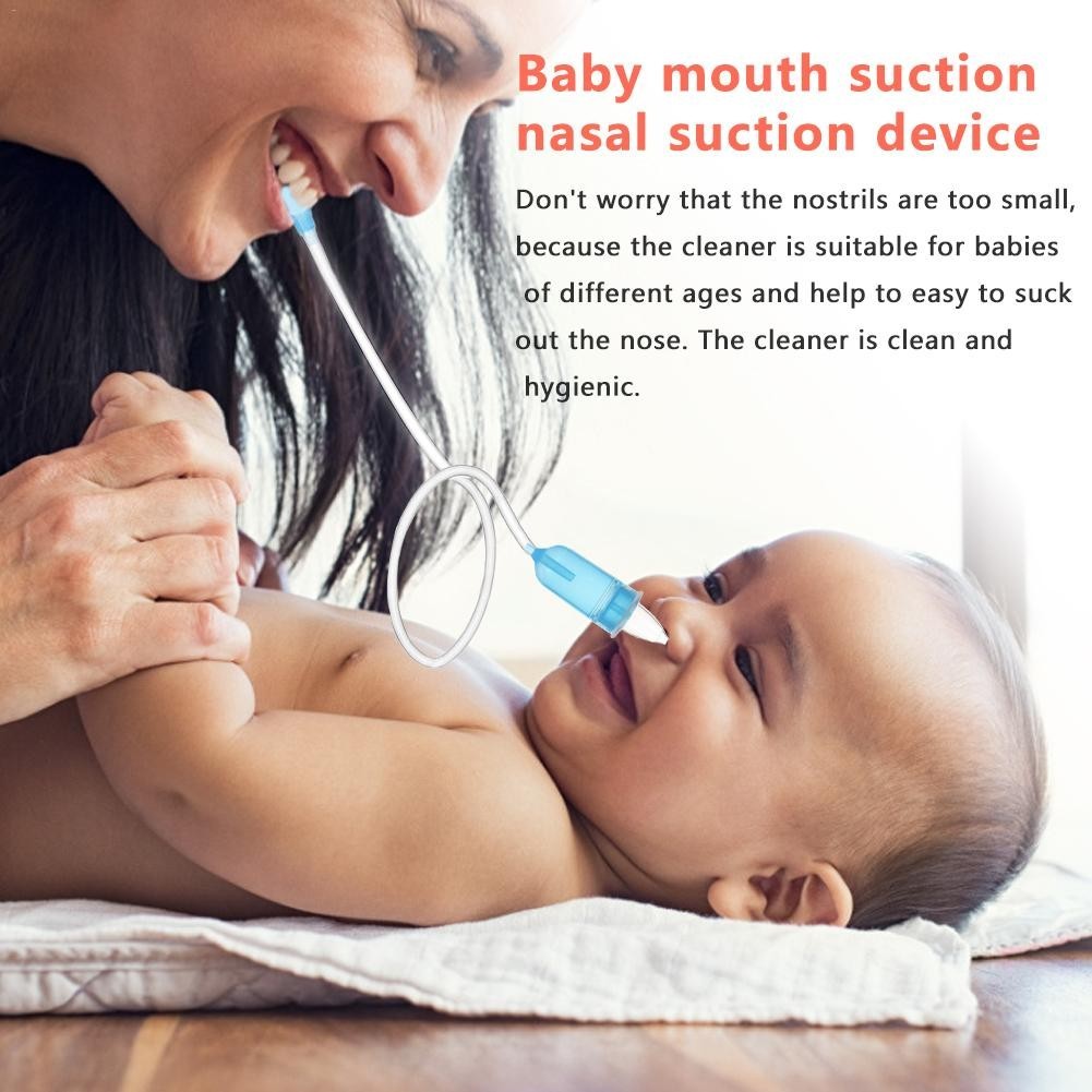 Jual Baby Nose Clean Silicone Infant Nasal Aspirator Wash Your Nose ...