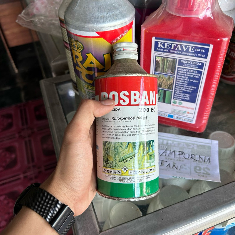 Jual OBAT HAMA POSBAN 500 ML, KHUSUS ULAT, SERANGGA, KUTU PUTIH, SEMUT ...