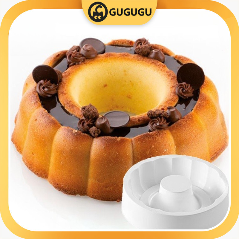 Jual 17CM Loyang Kue Puding Coklat Tulban Besar PUMPKIN Ring / Loyang ...