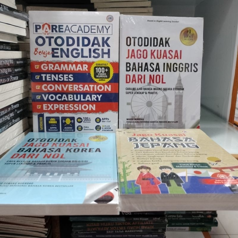 Jual Paket 4 buku belajar otodidak, otodidak jago kuasai bahasa Inggris ... Jual Paket 4 buku belajar otodidak, otodidak jago kuasai bahasa Inggris ...