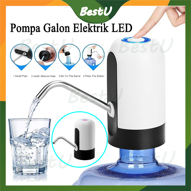 Jual Pompa Galon Elektrik /Pencetan Galon/Dispenser Air Minum Recharge ...