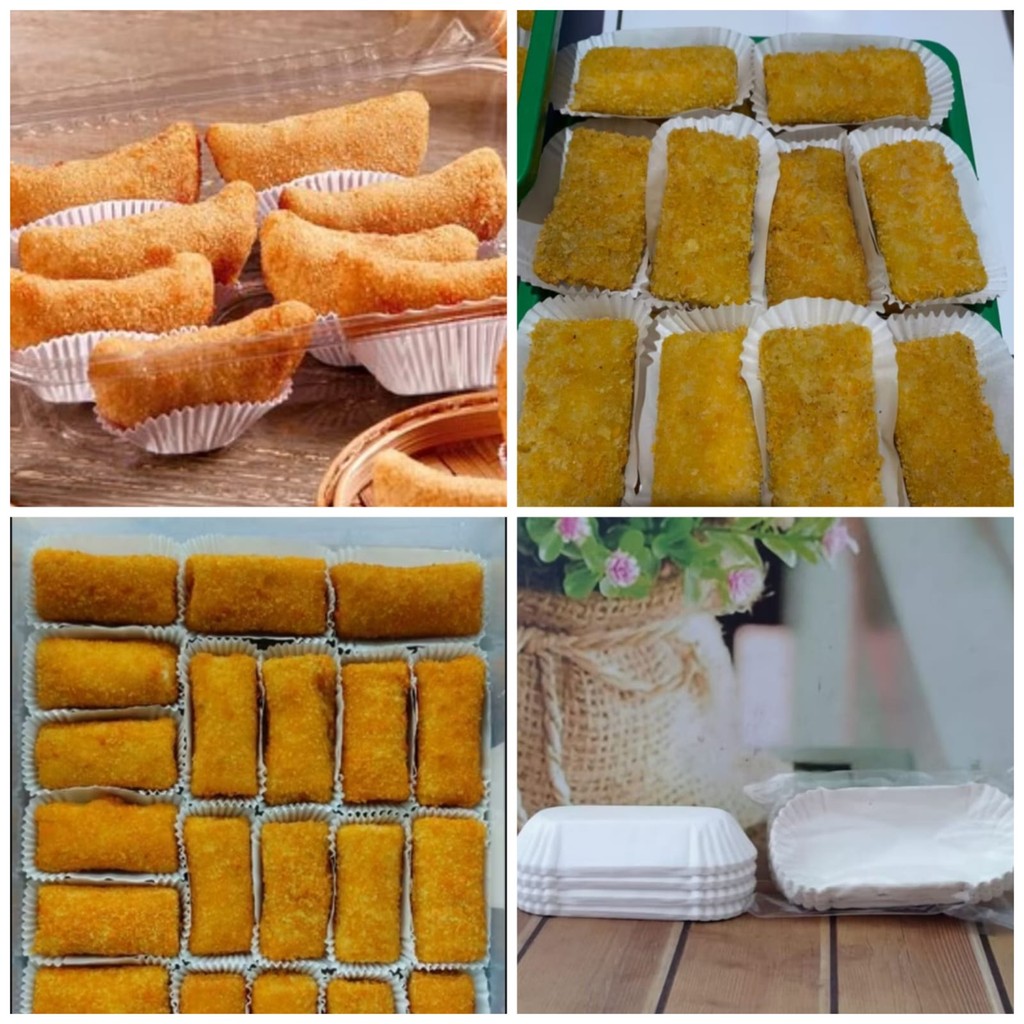 Jual Kertas Alas Risol isi 1000pcs / Tatakan Kue Sosis Solo / Kertas Lumpia | Shopee Indonesia