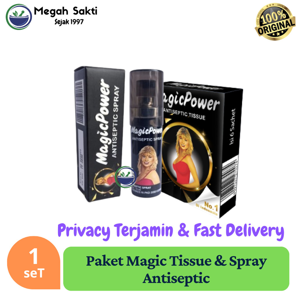 Jual Megah Sakti - PAKET BUNDLING Magic Tissue & Spray | Mejik Tisu 6 ...