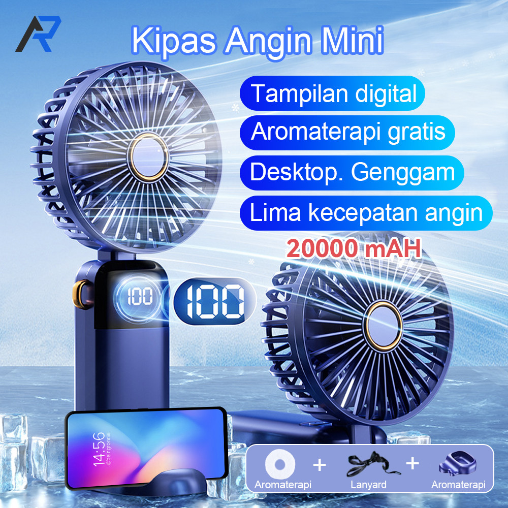 Jual 【Beli 3 gratis 1】Kipas Angin Mini Portable Usb 5-Speed USB ...