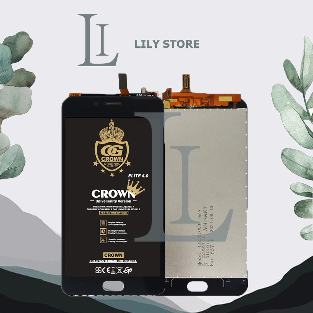 Jual LCD TOUCHSCREEN FULLSET VIVO V5 / V5S / Y67 /1612 COMPLETE ...