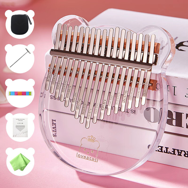 Jual Abanhappy Bear Kalimba 17 kunci Acrylic - Kalimba Alat Musik ...