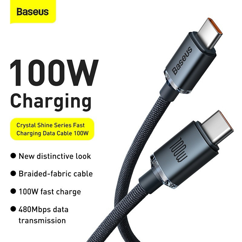 Jual BASEUS Kabel Data Usb Type C to Type C 5A PD Super Fast Charging ...