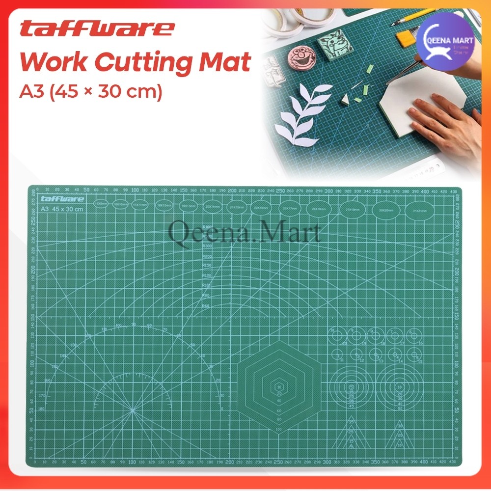 Jual Alas Potong Work Cutting Mat Pad A3 45x30cm TAFFWARE | Shopee Indonesia