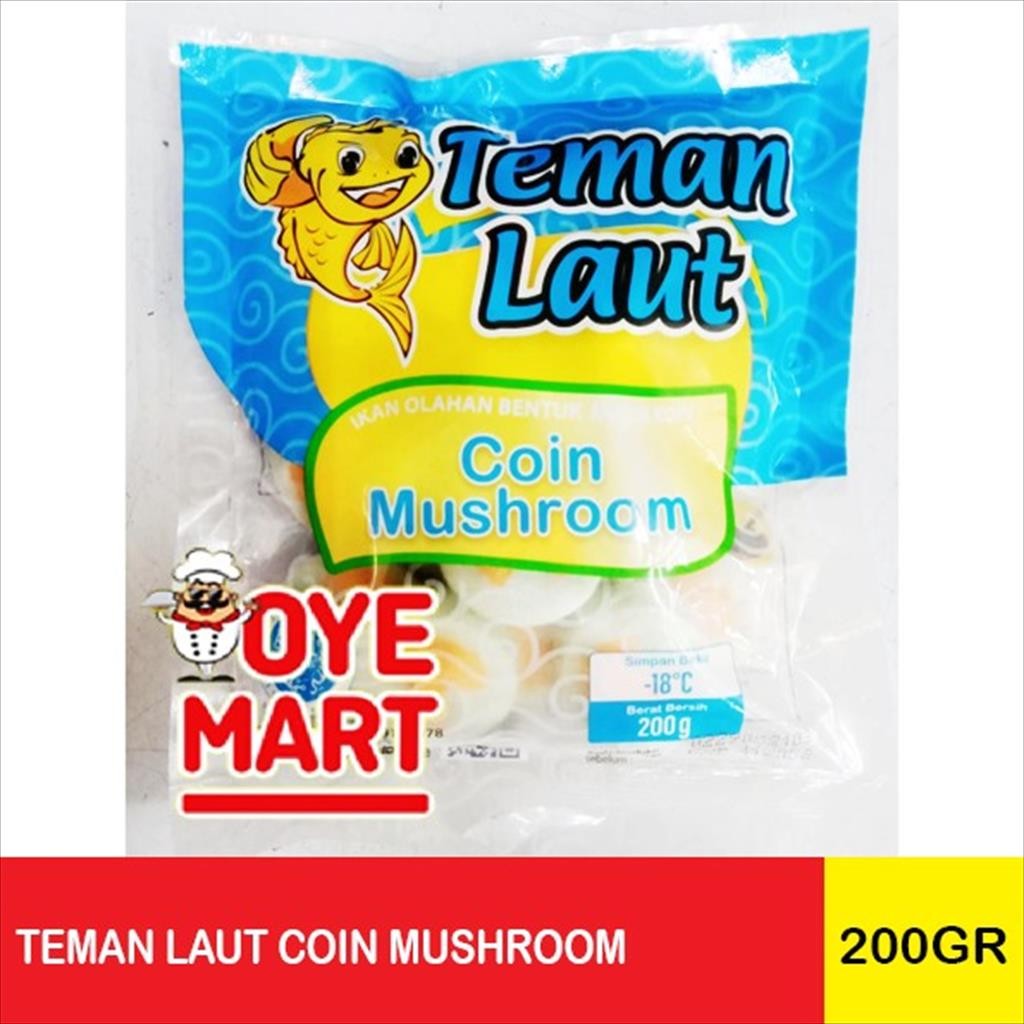 Jual TEMAN LAUT COIN MUSHROOM 200GR / IKAN OLAHAN BENTUK KOIN | Shopee ...