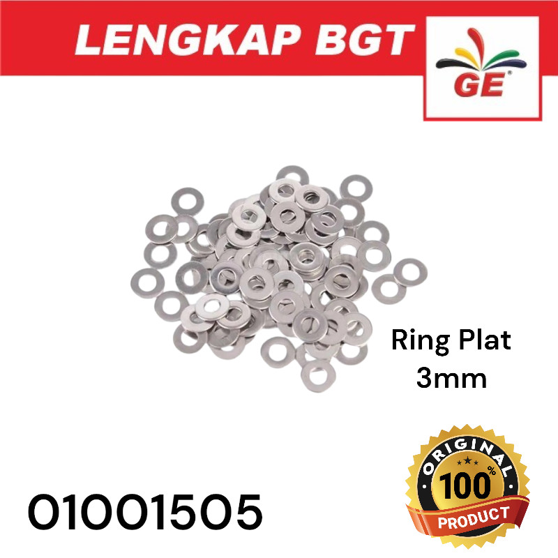 Jual FIX-IT Ring Plat 3mm Stainless Steel Untuk Baut Screw Skrup Scrup ...