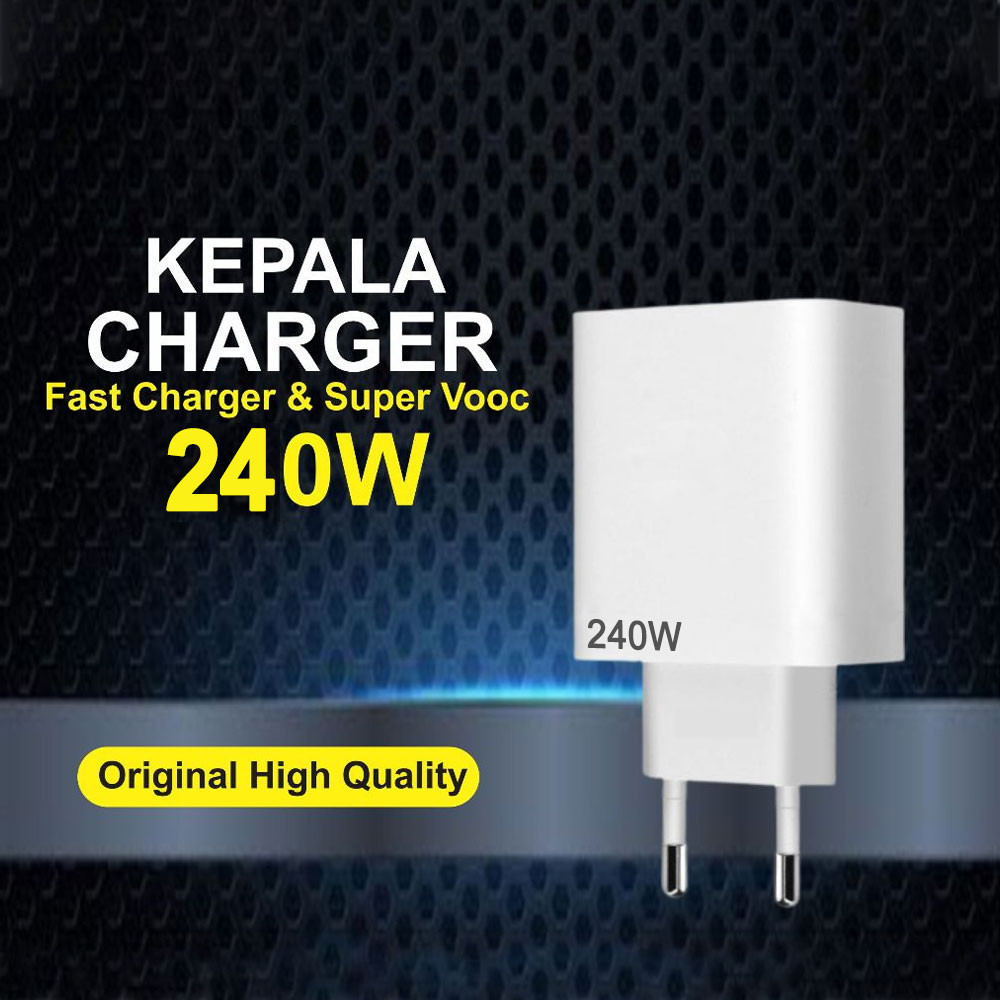 Jual Original 240W Fast Charging USB For Android singel Port Untuk TYPE ...