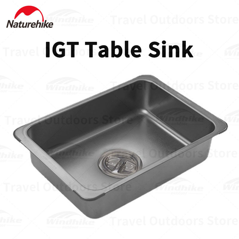 Jual Naturehike Camping Portable kitchen Sink with Filter Black 6L Wash ...